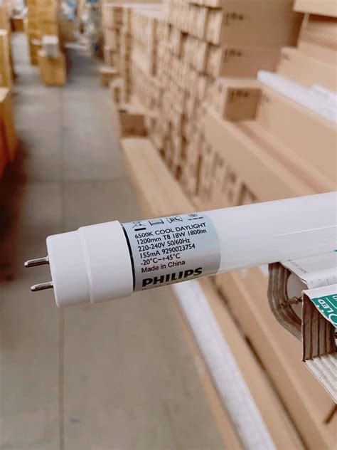 หลอดนออน PHILIPS LED TUBE T8 18W Daylight Double Ended ยาว 120 cm แบบ