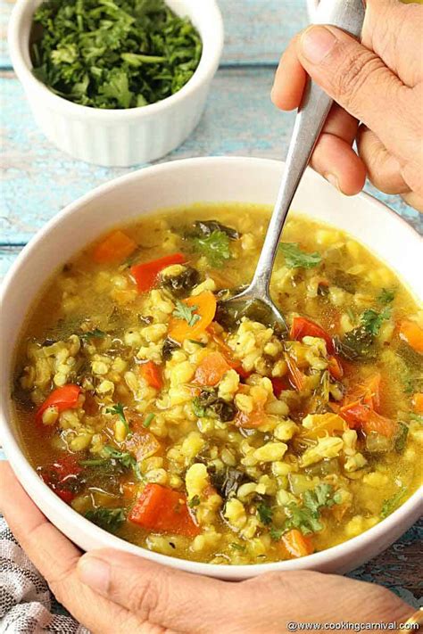 Instant Pot Vegetable Barley Soup Cooking Carnival