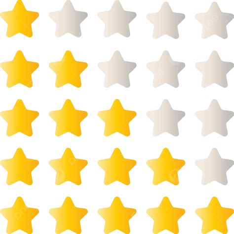 Grey And Yellow Rounded Shapes Set With 5star Ratings Vector Feedback