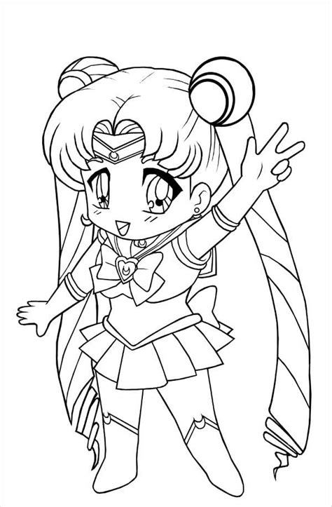 Anime Girl Coloring Pages Pdf Ai Illustrator Free