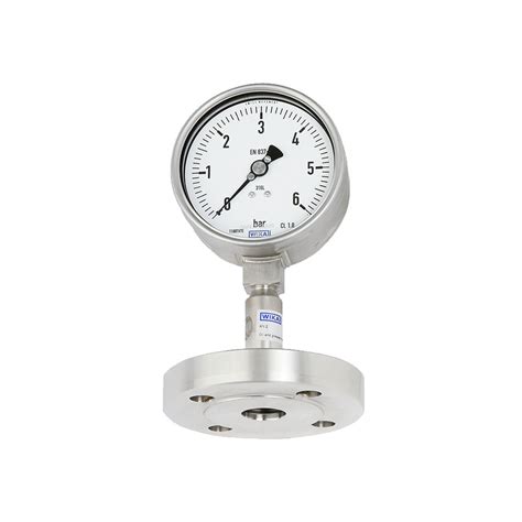 WIKA DSS26M Pressure Gauge Per EN 837 1 With Mounted Diaphragm Seal