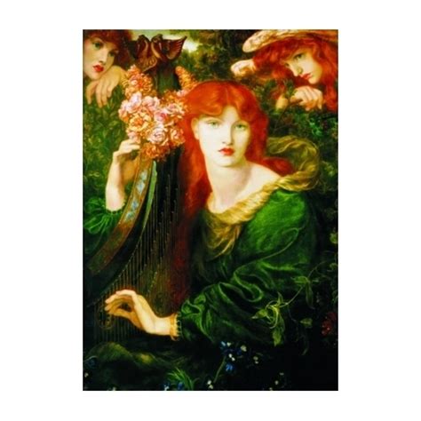 La Ghirlandata Dante Gabriel Rossetti Puzzle Von Gold Puzzle Online
