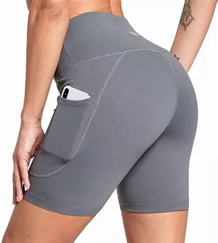 Short Licra Deportiva Gym Correr Super Calidad Bolsa Celular Mercadolibre