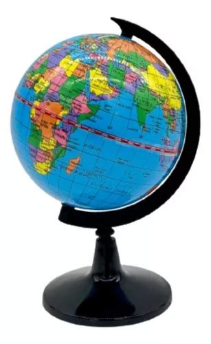 Globo Terráqueo Giratorio Con Base Mapamundi Cuotas sin interés