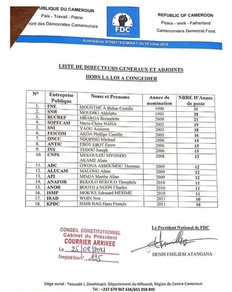 CRTVweb on Twitter Le président du Front des démocrates Camerounais
