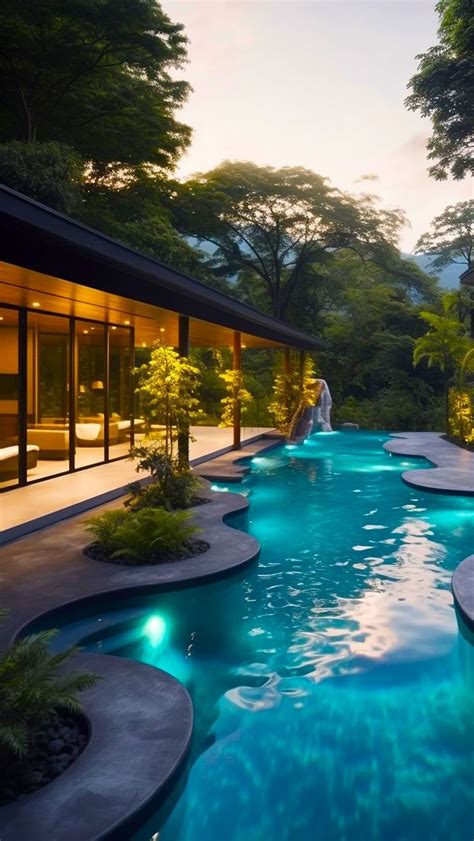 Gorgeous Homes Hidden Inside Forests Eco Villa Terrace Design