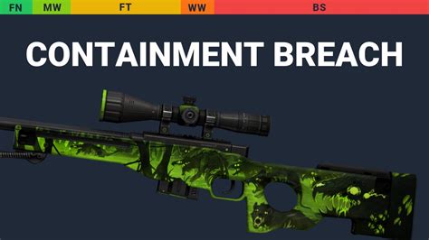 AWP Containment Breach Skin Float And Wear Preview YouTube