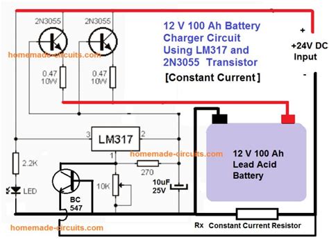 12v 40ah Battery Charger Circuit Diagram