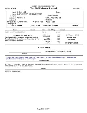 Fillable Online Emery County School District Form Fax Email Print