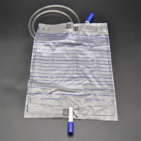 Disposable Sterile Urine Bag Ml With Outlet Valves For External Use