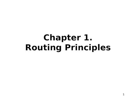 Ppt Chapter Routing Principles Dokumen Tips