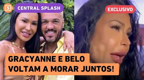 Gracyanne confirma que voltou a morar Belo só o tempo poderá nos