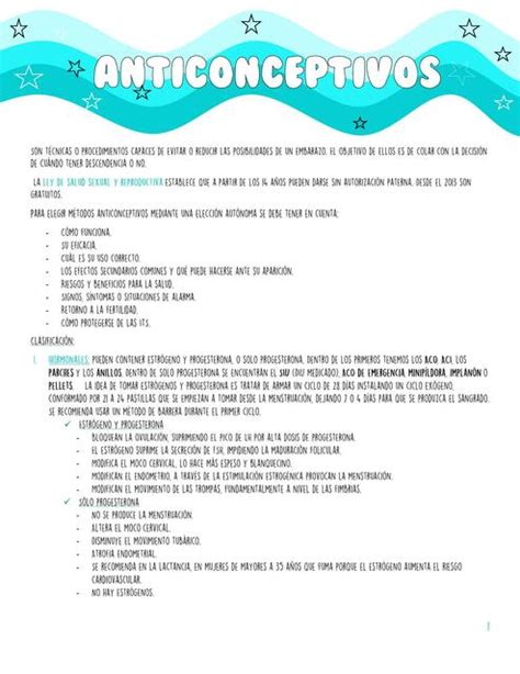 Métodos Anticonceptivos Abril Oriana Feser uDocz