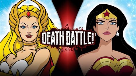 She Ra Vs Wonder Woman He Man Vs Dc Death Battle 16 Min Video