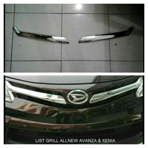 Jual Cover List Grill Tengah All New Avanza Xenia 2012 2015 Shopee