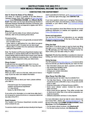 Form Nm Trd Pit Instructions Fill Online Printable Fillable