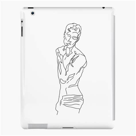 Jacob Line Art Naked Man Line Art Printable Wall Art Art Print