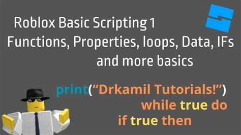Roblox Basic Scripting 1 Instances Properties Functions Loops Data