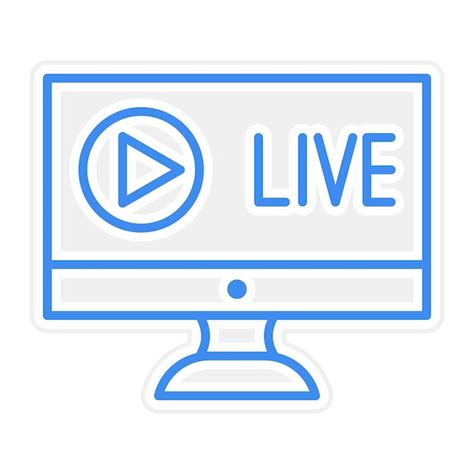 Premium Vector Live Streaming Vector Illustration