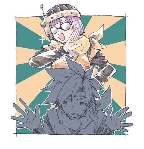 Lucca Ashtear And Crono Chrono Trigger Drawn By Michibata Danbooru