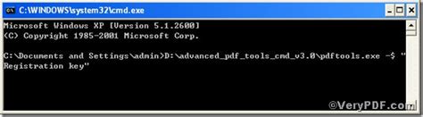 how to register your advanced pdf tools command line verypdf knowledge base