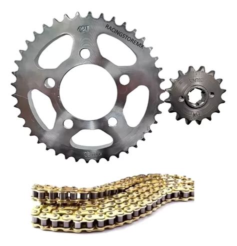 Kit Arrastre Vento Rocketman 250 Tornado 250 Cadena Dorada Envío gratis