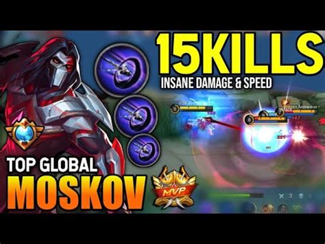 MOSKOV BEST BUILD 2023 TOP GLOBAL MOSKOV GAMEPLAY MOBILE LEGENDS