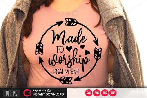 Made To Worship Svg Graphic By PrintableSvg Creative Fabrica