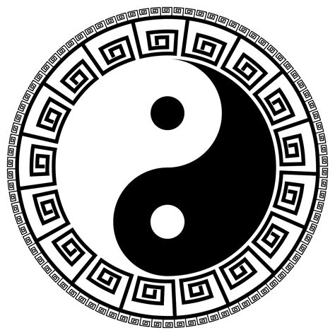 Símbolo Yin Yang decorado PNG transparente StickPNG
