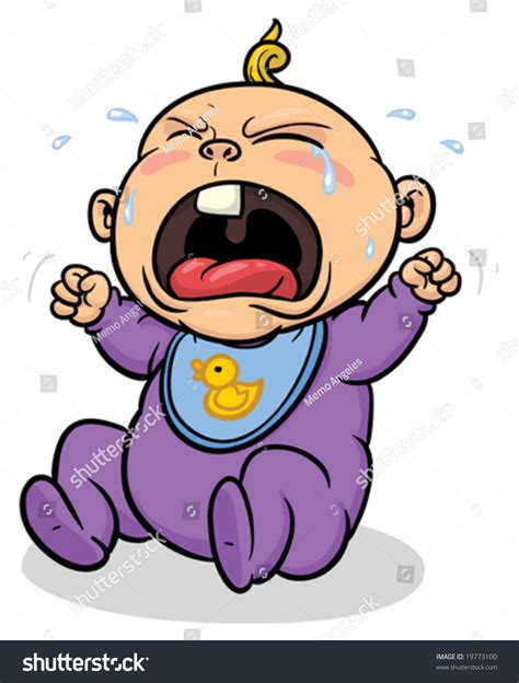 Cartoon Baby Crying Stock Vector 19773100 Shutterstock