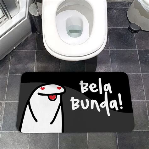 Tapete Porta Flork Bela Bunda Preto