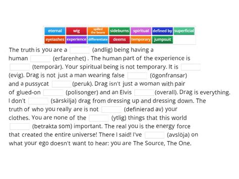 You Re Born Naked And The Rest Is Drag Completa La Oraci N
