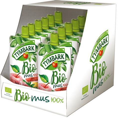 Tymbark Mus BIO jabłko truskawka banan 12x 100g 13178635210 Allegro pl