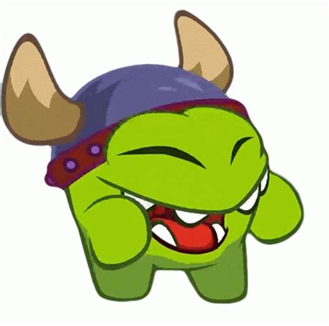 Laughing Om Nom Sticker Laughing Om Nom Om Nom And Cut The Rope