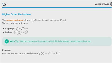 higher order derivatives displacement velocity and acceleration wize high school grade 12