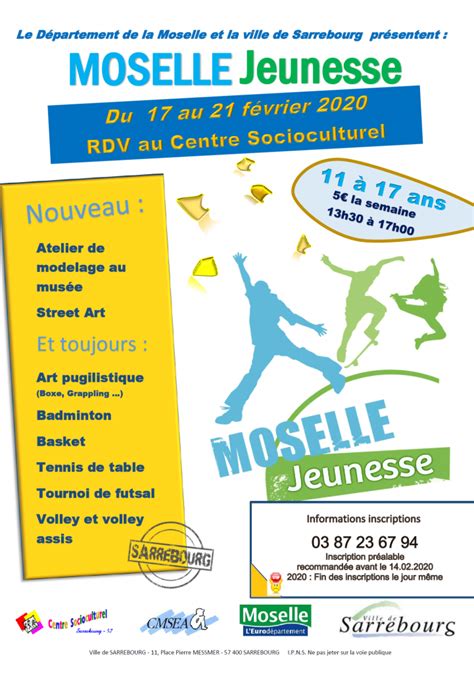 Moselle Jeunesse Ville De Sarrebourg