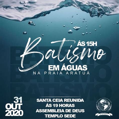 Batismo Nas Aguas Frases REVOEDUCA