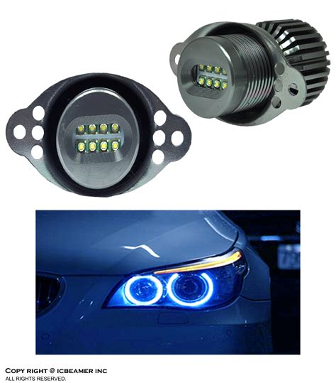 Icbeamer Led Angel Eye Marker Bulbs Fit E E Lci Bmw Halo Ring