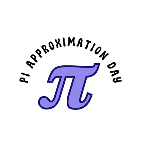 pi approximation day text calligraphy pi approximation day typography pi approximation day