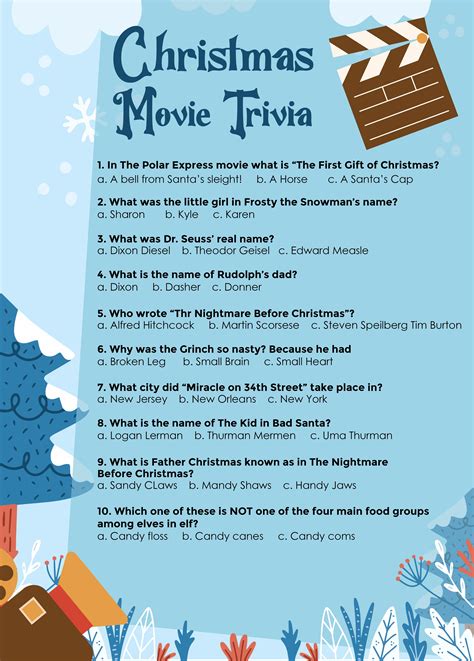 Christmas Film Quiz Questions And Answers Christmas Movie Tr
