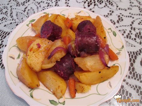 Pečeni krompir sa sudžukom Recepti