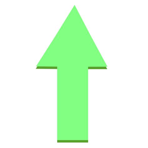 Flecha Verde Hacia Arriba 19040247 PNG