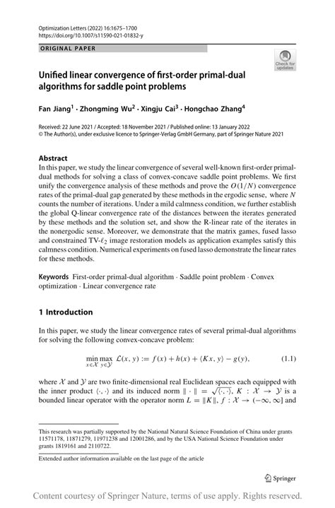 unified linear convergence of first order primal dual algorithms for saddle point problems