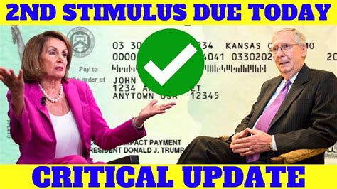 PROGRESS Second Stimulus Check Update Senate Votes Stimulus Bill