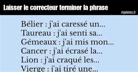 Laisser Le Correcteur Terminer La Phrase Blagues Et Les Meilleures