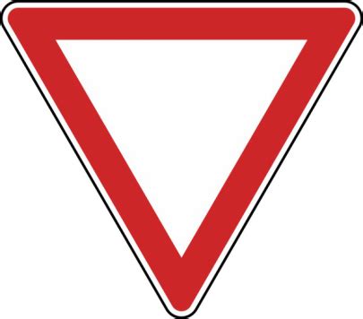 Verkehrszeichen 205 StVO Vorfahrt gewähren