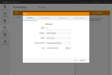 telerik report server screenshots