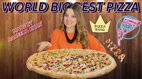 WORLD BIGGEST PIZZA RABEECA NE GHAR MEI HE BANADIA RECIPE BY