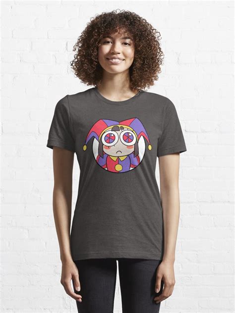 Pomni Head Icon Sticker T Shirt The Amazing Digital Circus