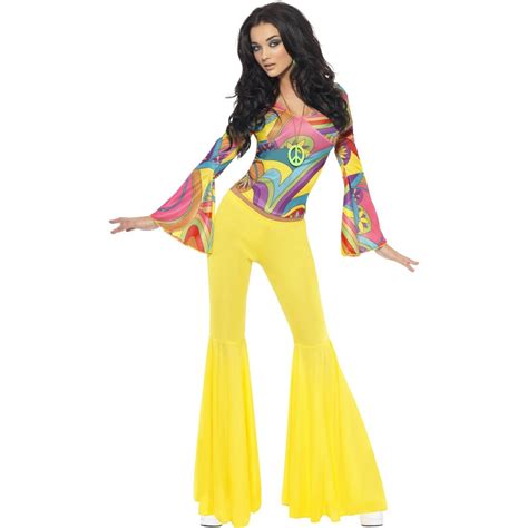 70er Jahre Hippie Kostüm Damen Hippiekostüm 53 99